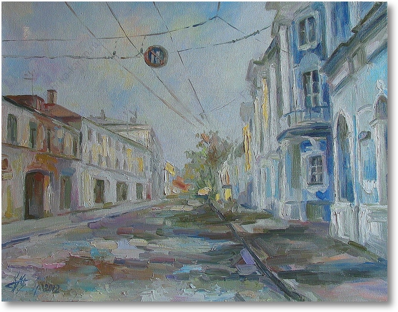 Репродукция картины "Круглова Ирина "Маросейка"". Картина маслом на ...